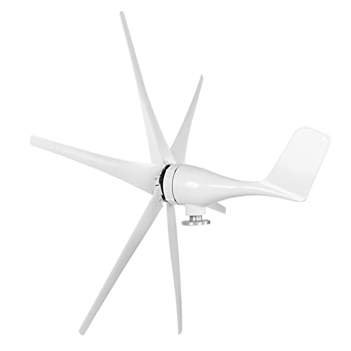 Wind Genertor, 6 Blades Wind Turbines Kit Generator, with Small Power Supply for Mobile Room Boats Cabin, 100W, Tools (12V)