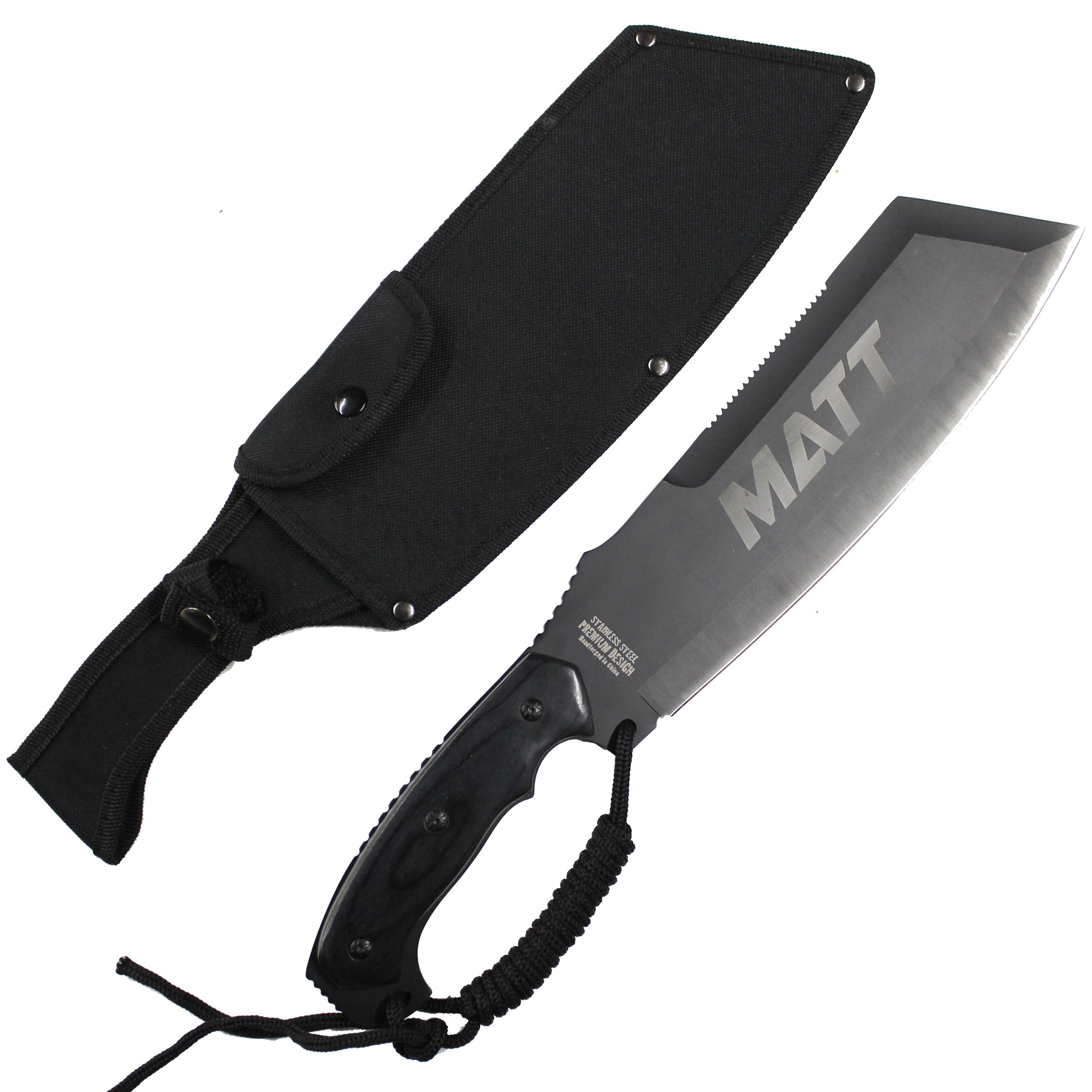 The Wedding Party Store, Custom Personalized Big Machete with Rope - Engraved Survival Jungle Gift Idea for Groomsmen, Fathers Day, Birthday, Husband, Hunting