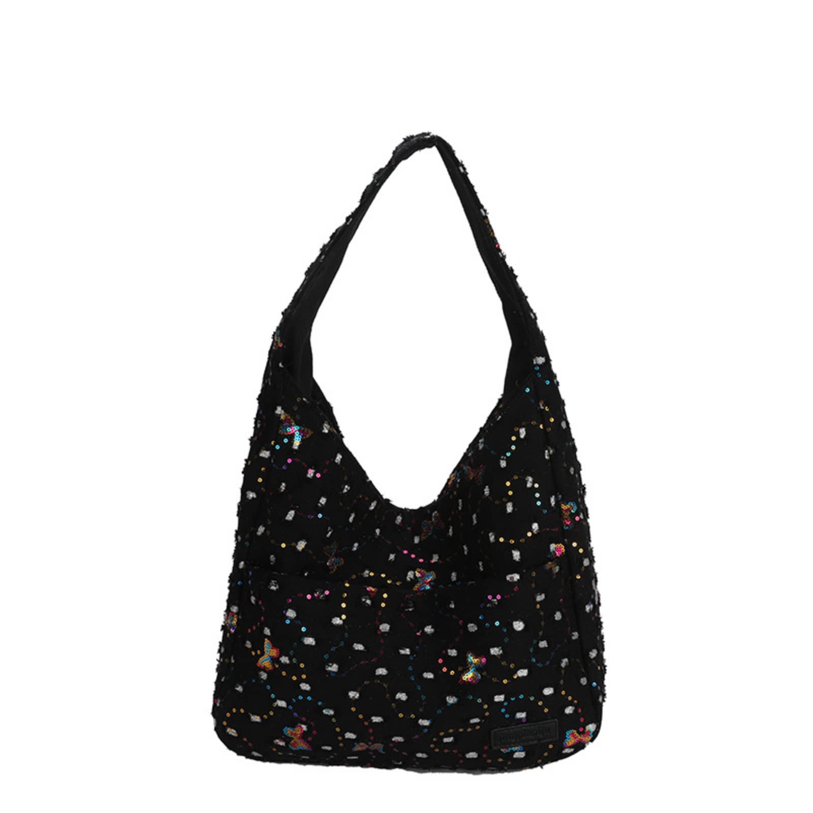 Tekzitfuir Women's Large Tote Bags Shoulder Handbags Large Shoulder Shopping Bag Tote Bag for Women (Black)