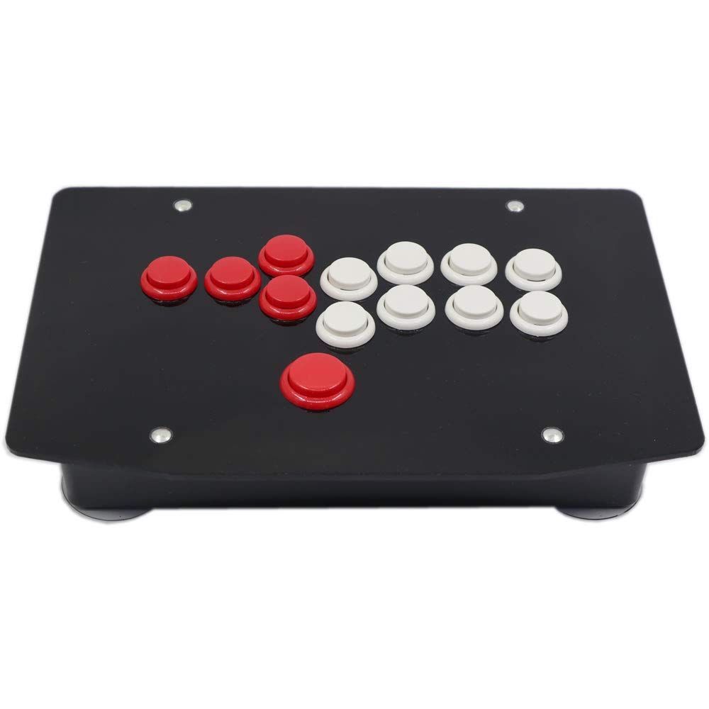TruBoost FightBox RAC-J502B All Buttons Fight Stick Controller Leverless Style Arcade Joystick For PC USB Steam