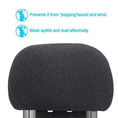 Windscreen Deadcat and Foam Cover for DR-05X DR-05 Mic Recorders, Indoor Outdoor Microphone Wind Muff by SUNMON