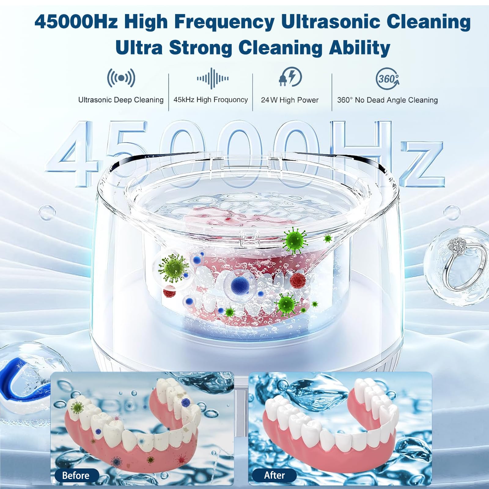Ultrasonic Retainer Cleaner 211