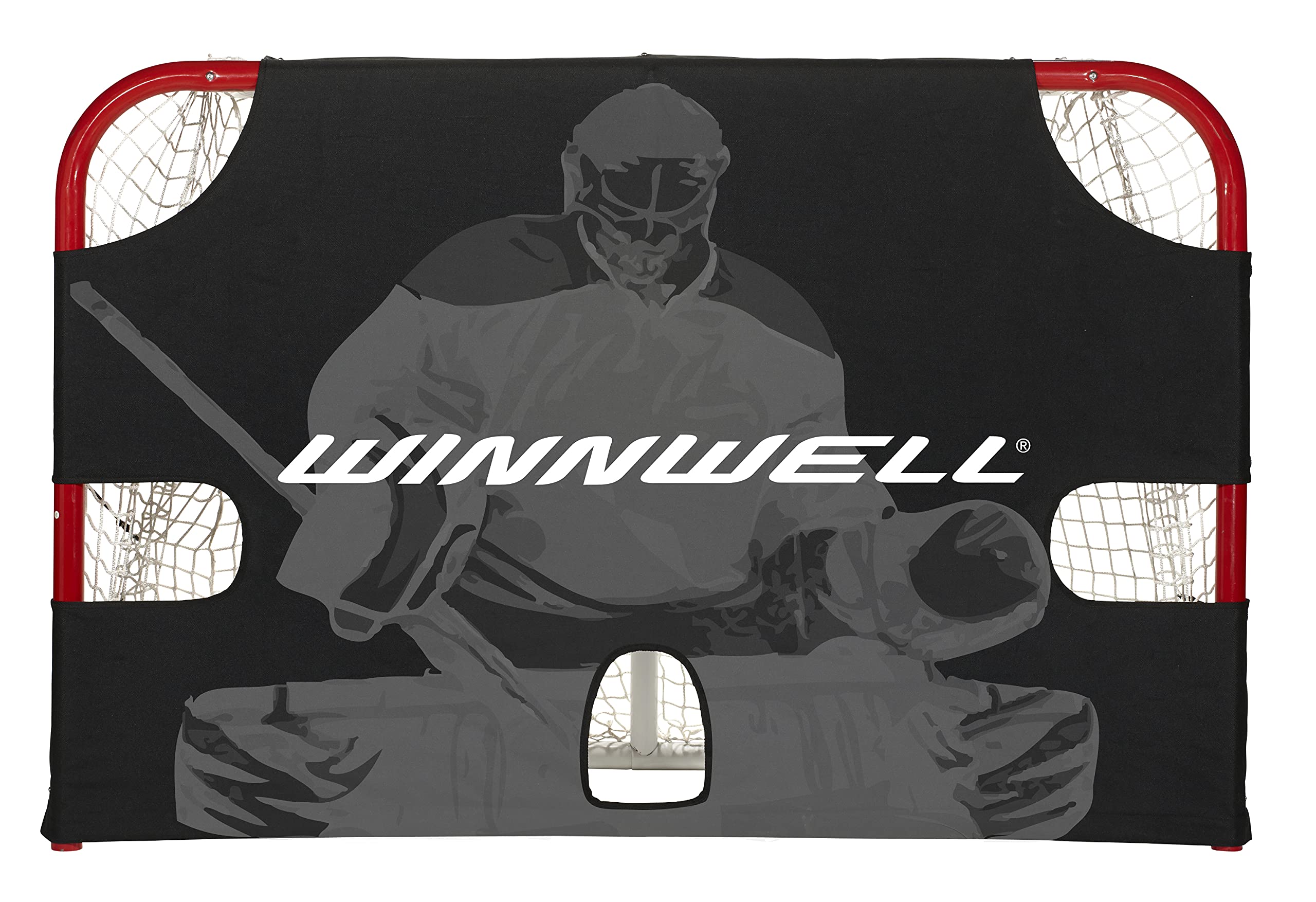 Winnwell Hockey Goal Shooting Target - 52" Heavy Duty Shooter Trainer Tutor | Training & Practice Accuracy Equipment for Ice Hockey & Street Hockey