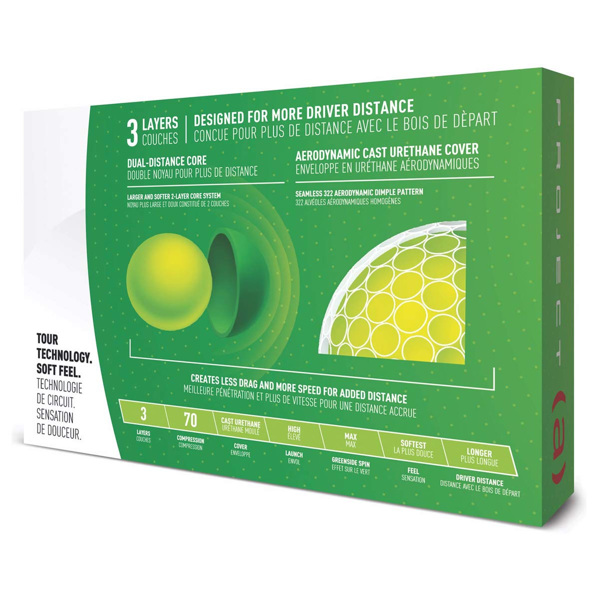 TaylorMade Project (a) Dozen Golf Balls, White, One Size