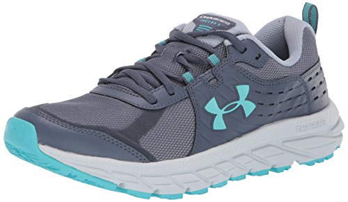 Under Armour Women's Charged Toccoa 2 Shoe, Downpour Gray//Blue Heights, 5.5 M US