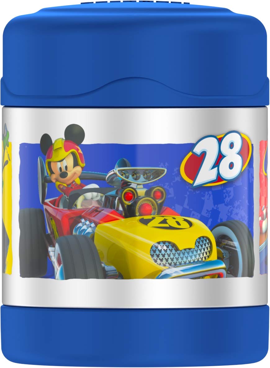 THERMOS FUNTAINER 10 Ounce Stainless Steel Kids Food Jar, Mickey Mouse