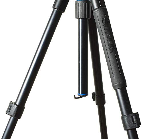 SLIK Pro AL-324BH4 w/SBH-400 Ball Head for Mirrorless/DSLR Sony Nikon Canon Fuji Cameras and More - Black (613-360)