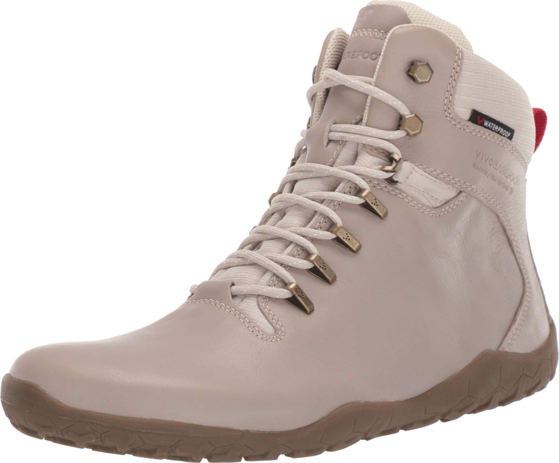 Vivobarefoot Tracker Fg, Womens Leather Waterproof Hiking Boot With Barefoot Firm Ground Sole & Thermal Protection
