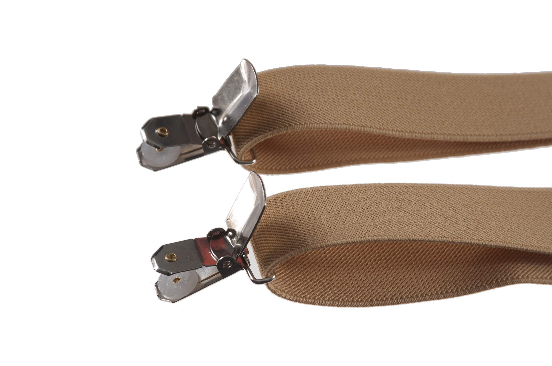 Tuxgear Mens Adjustable Bow Tie Suspender and Pocket Square Set, Sage, 48" Mens (Sage, 48" Mens)
