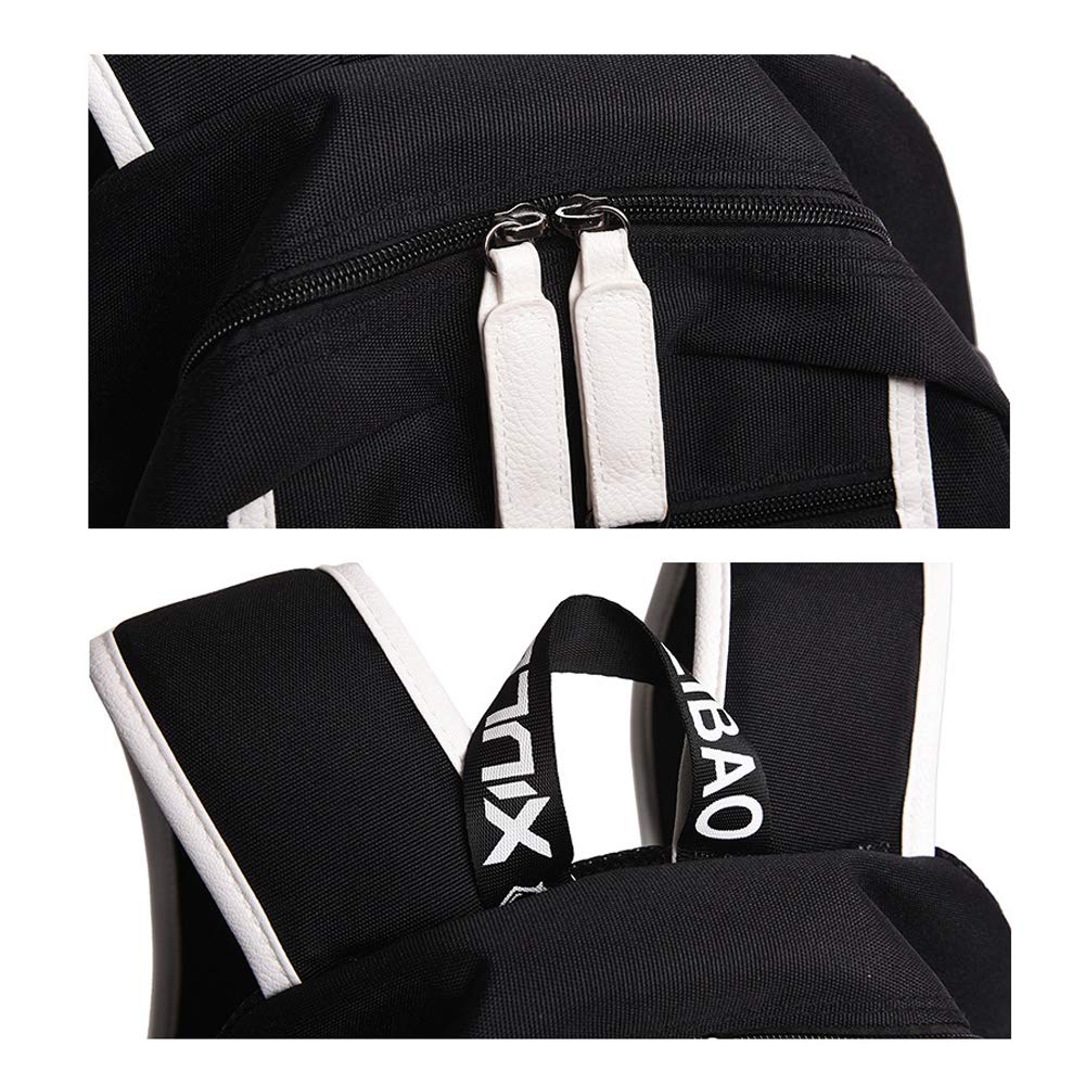 TPS SCP Foundation Women Daypack Cartoon Knapsack Oxford Travel Bagpack USB Laptop Backpack wtih USB Port (7)