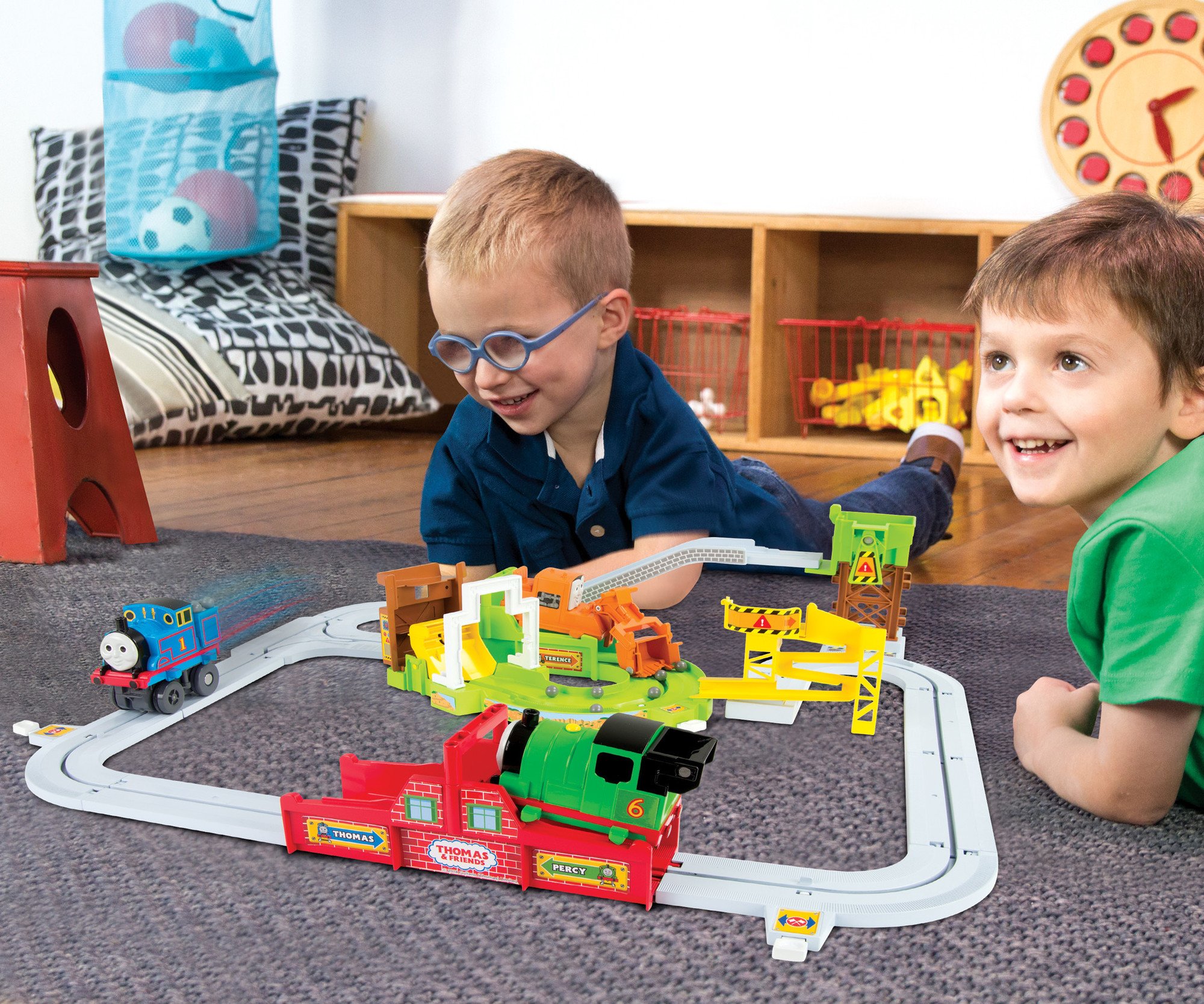 Thomas and Friends Big Loader β Motorized Thomas the Train Set β Includes Thomas the Train, Percy the Train, and Terence the Tractor β Girls and Boys Ages 3 Years and Up