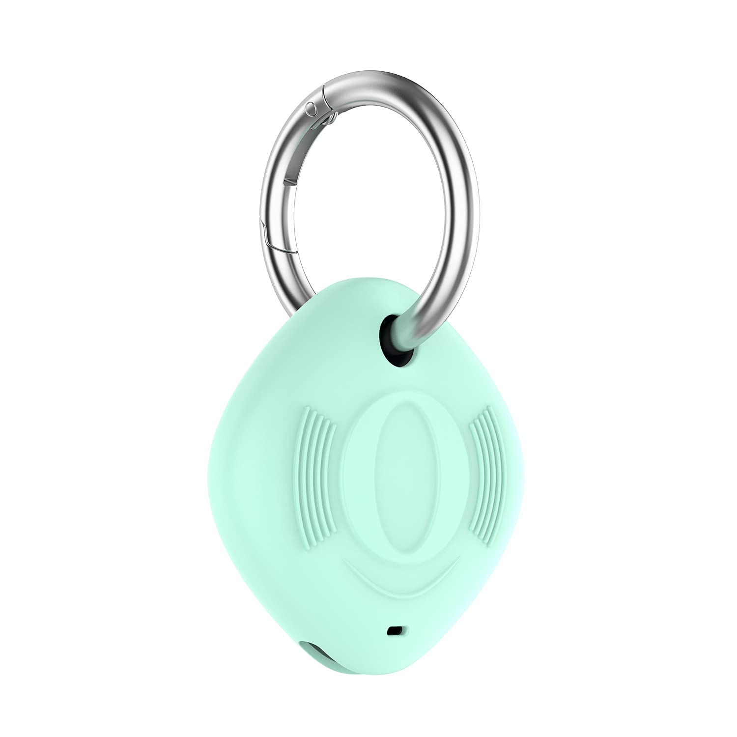 TenCloud Keychain Cases Compatible with Samsung Galaxy SmartTag SmartTag Plus Silicone Durable Key Ring Case for Galaxy SmartTag (Teal)