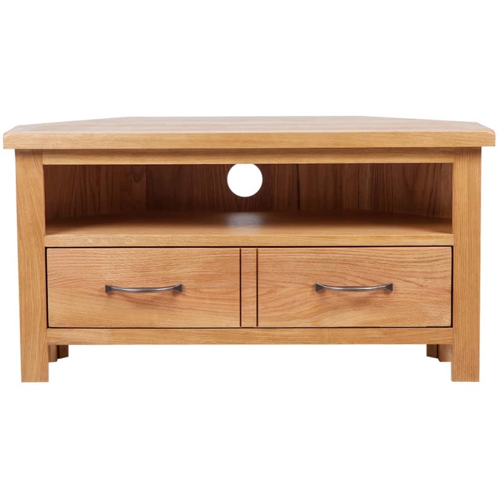 THYUOVAI TV Cabinet,Sideboard Lowboard Media Console Cabinet HiFi Cabinet Tv Table Suitable for Living Room,Bedroom,Closet,Hallway,Foyer,Office with Drawer Solid Oak Wood 34.6"x16.5"x18.1"