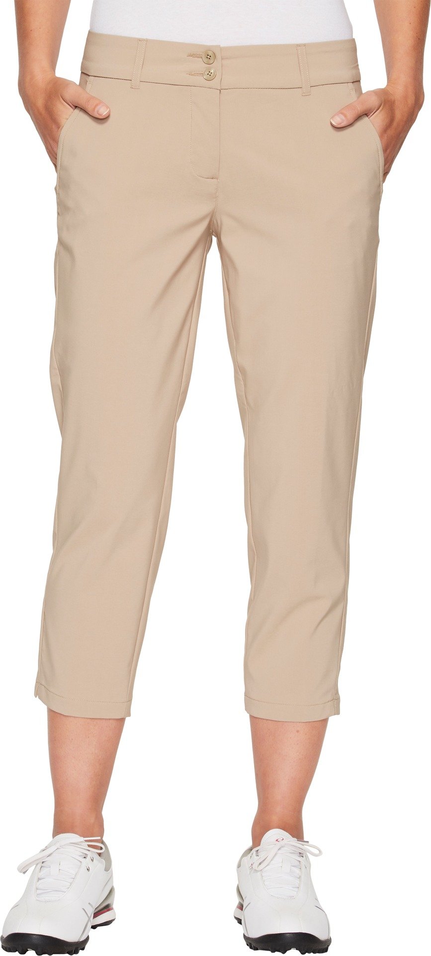 Skechers womens High Side Crop Golf Pants, Chinchilla, 10 US
