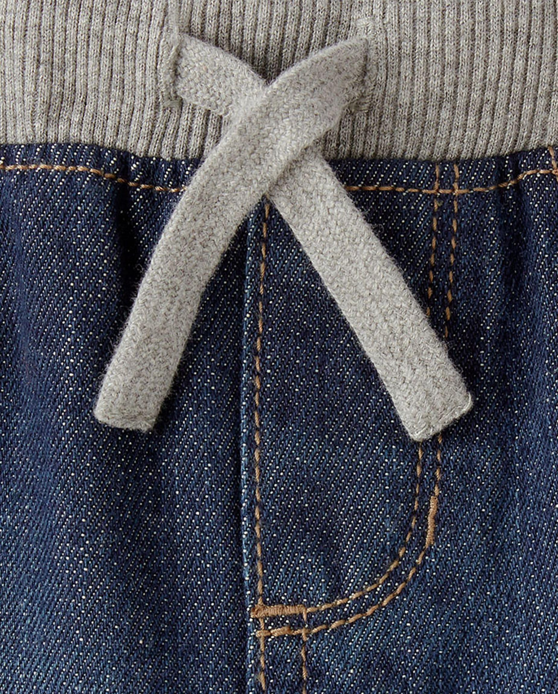 The Children's Place Baby Boys' Pull On Straight Jeans, Liberty Blue, 18-24 Months