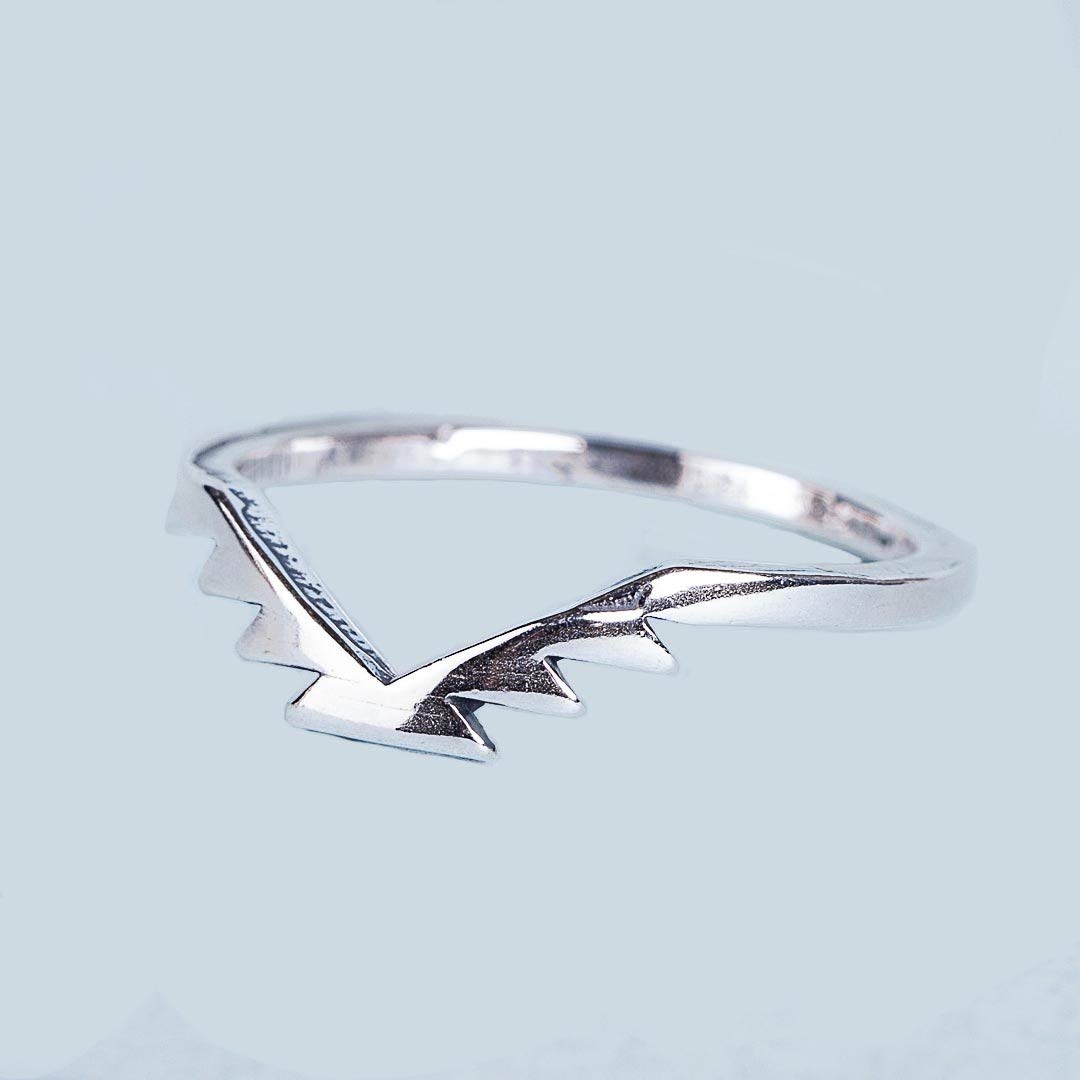 Turquoise Skies TSKIES Skyweaver: Stacker Ring Set (sterling-silver, 12)