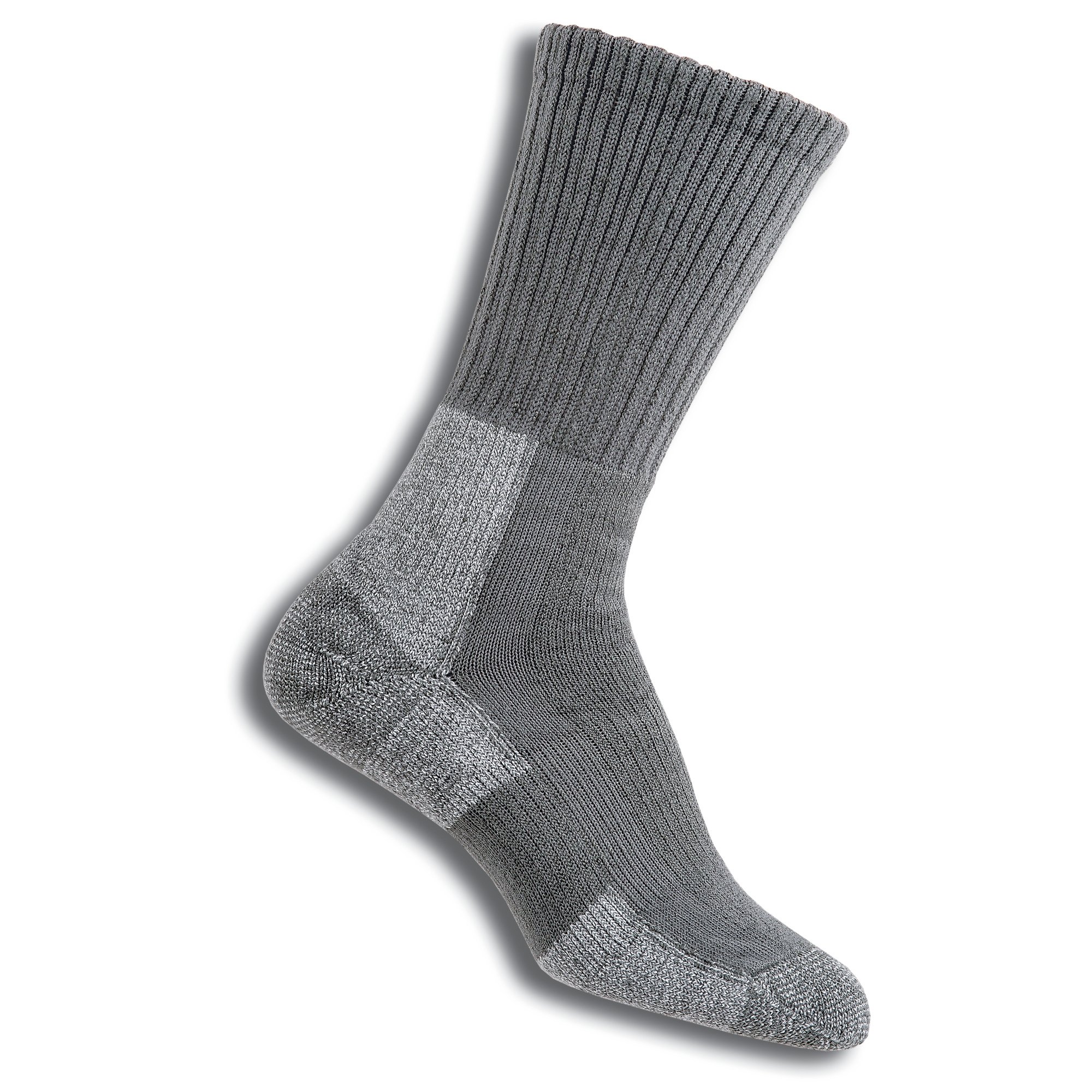 Thorlos Light Hiking Crew Single Pair Cloudburst Grey MD (Women's Shoe 7-9)