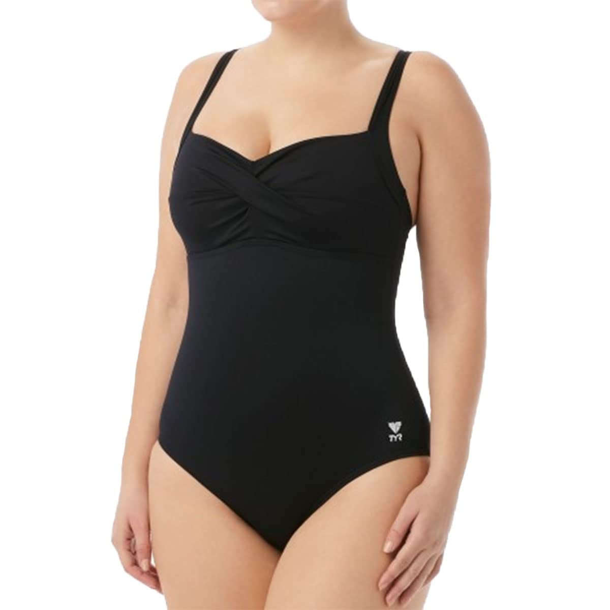 TYR TTBK7A44714 Solids Female Twisted Bra Controlfit Storm 14