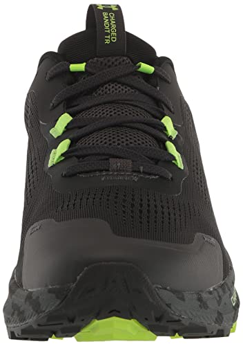 Under Armour Men's Charged Bandit 2, (102) Jet Gray/Black/Lime Surge, 12, US
