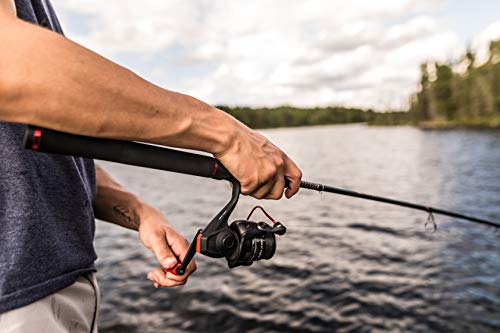 Ugly Stik Ugly Tuff Spinning Spinning Reel, Size 30, 5 Stainless Steel Ball Bearing System, Oil Felt Front Drag Drag, Max of 18lb | 8.1kg, Black