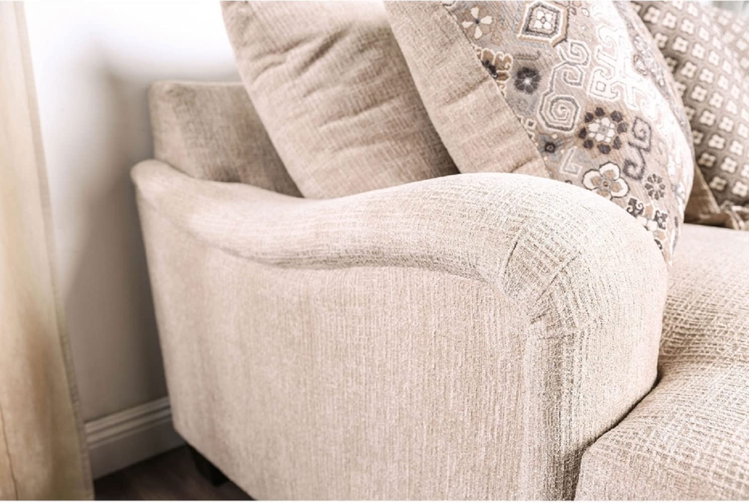 simple relax SR03SM3074-2PC Sofa Set, Light Brown