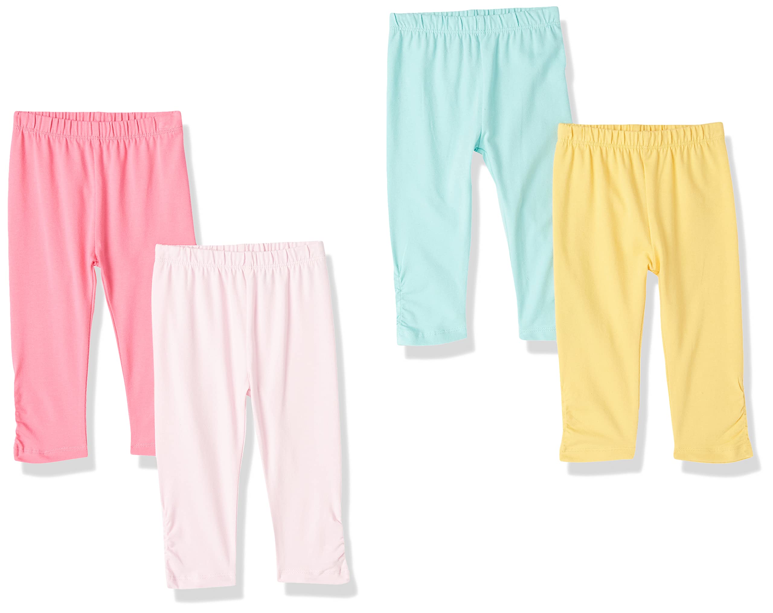 The Children's Place Baby Girls' and Toddler Leggings 3-Pack, Windsor Rose 3 Pack, 4T
