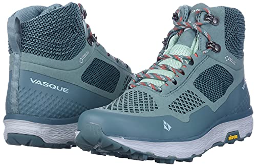 Vasque Womens Breeze LT GTX Gore-Tex Waterproof Breathable Hiking Boot Shoe, Trellis/Mist Green, 10