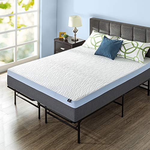 Zinus 13 Inch Green Tea Pressure Relief Gel Memory Foam Mattress/Cooling Mattress/Zoned Airflow Design/Bed-in-a-Box, King