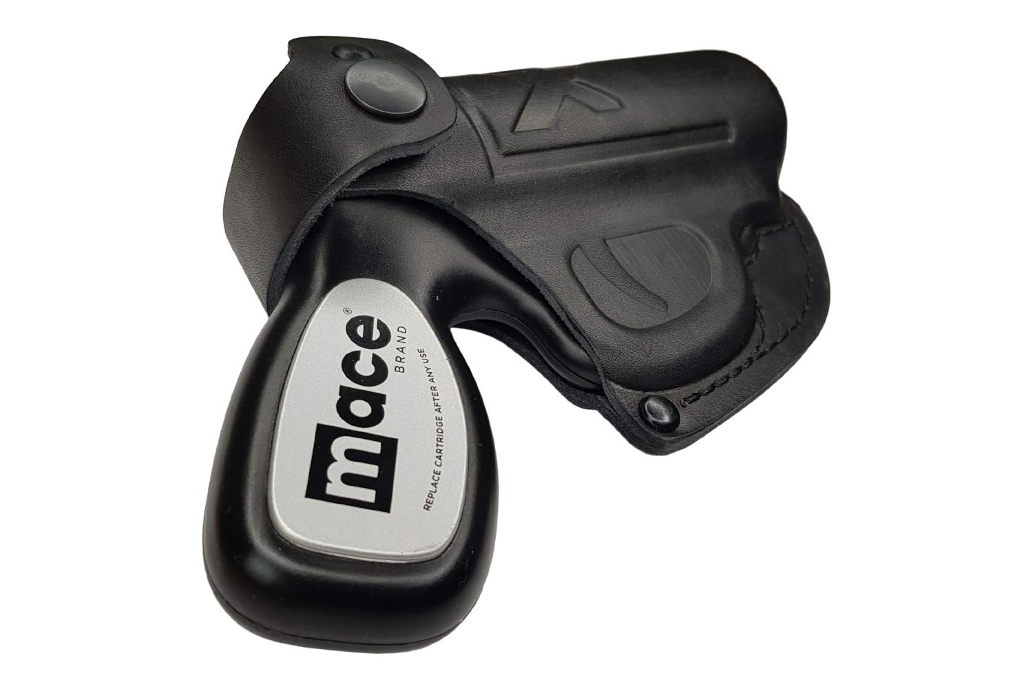 VlaMiTex B21 Leather Holster Fits Mace Pepper Spray Gun Black