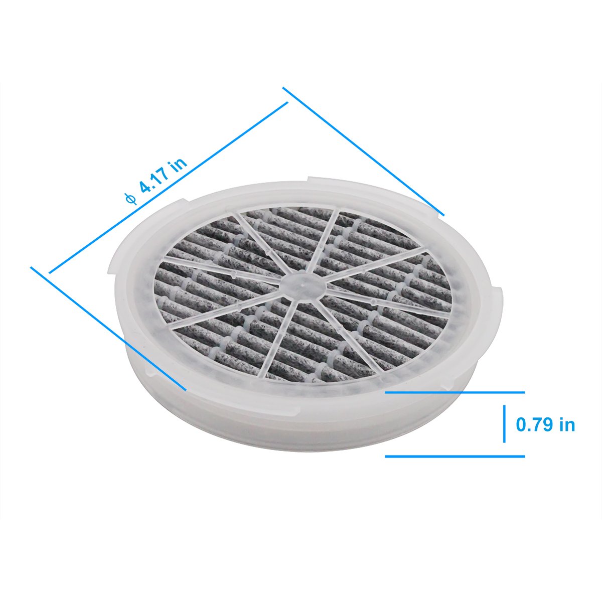 WSTA Air Purifiers Replacement HEPA Filter for W050S W050T