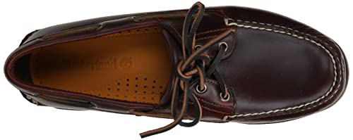 Timberland mens 2-eye Boat loafers shoes, Rootbeer/Brown, 8.5 US