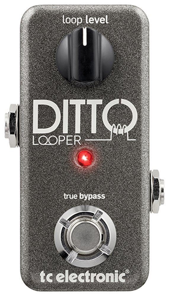 TC Electronic Ditto Looper Effects Pedal Bundle with 3 Senor Patch Cables