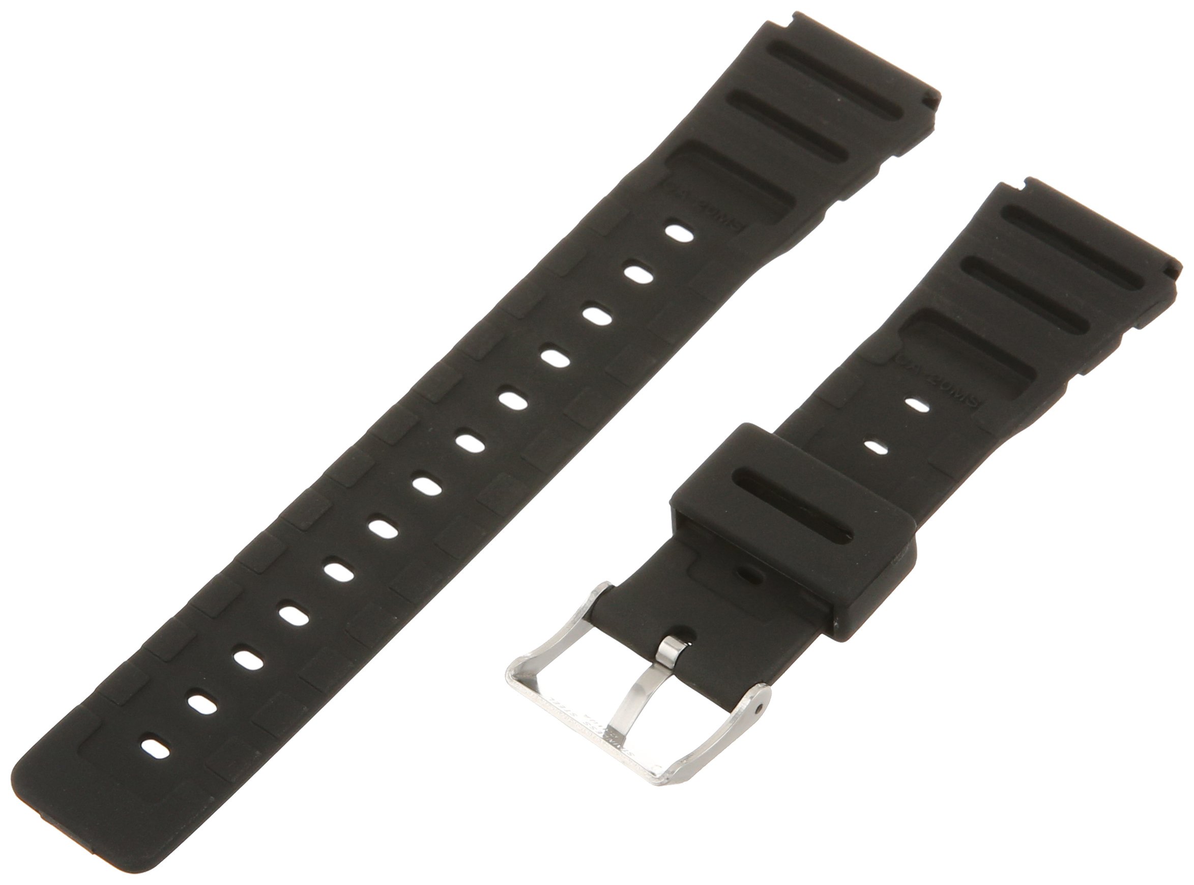 Timex Men's Q7B725 Resin Performance Sport 20mm Black Replacement Watch Band