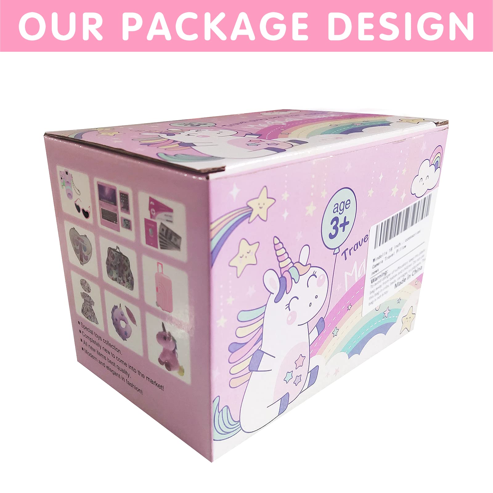 Windolls 18 Inch Doll Suitcase Travel Luggage Play Accessories - 18" Doll Clothes Accessories Travel Carrier Storage Set, Include Case, Doll Clothes, Hat, Sunglasses, Camera, Pillow, Toy Pet, etc