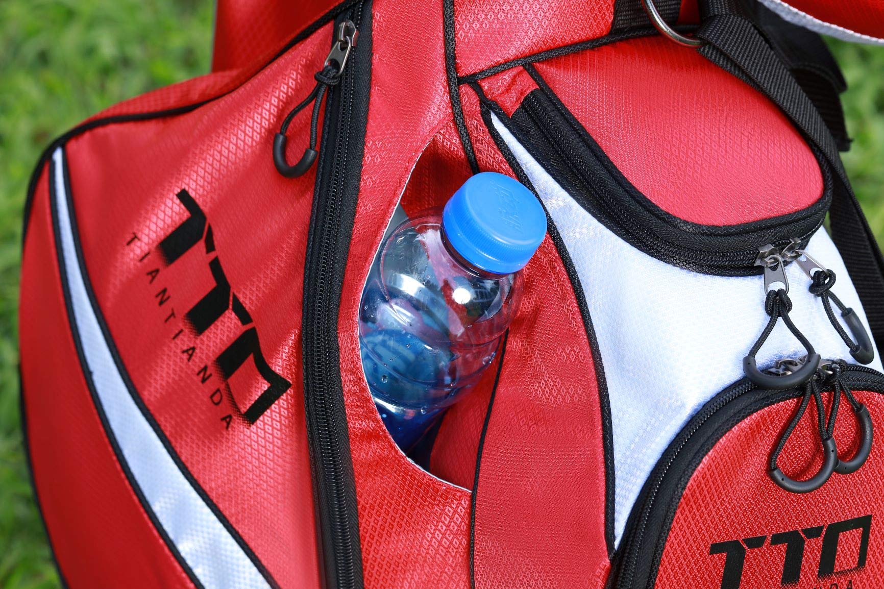 Super Light-Weight Golf Stand Bag for Easy Carry, Red