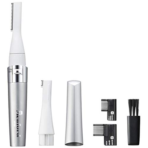 Tescom / Menford Face Shaver Silver Mf22-s / Eyebrows and Face Shaver