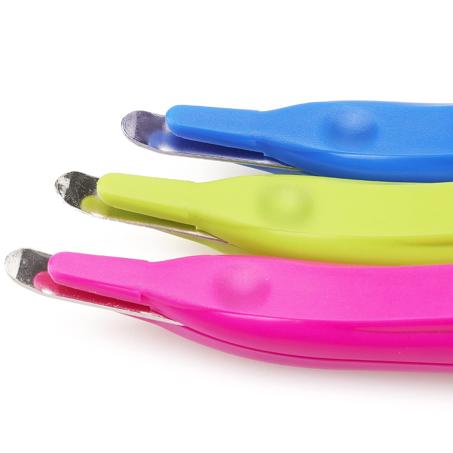 ZZTX 3 PCS Professional Magnetic Staple Remover Puller Rubberized Staples Remover Staple Removal Tool for School Office Home(Blue, Rose, Green)