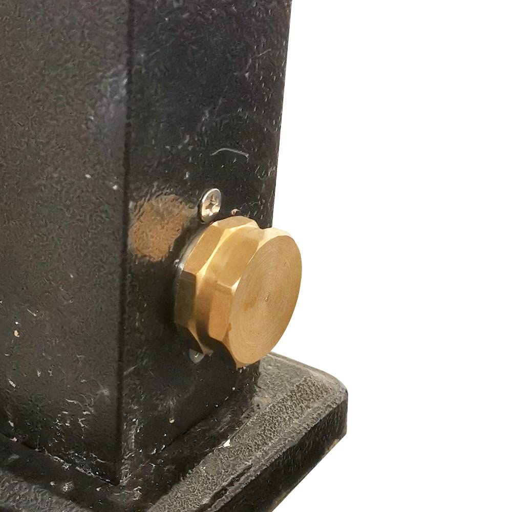 YELUN 3/4" Garden Hose End Caps,Brass Garden Hose Cap with Washers,Female End Cap 2 Pack