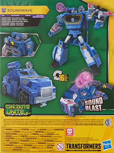Soundwave Transformers Bumblebee Cyberverse Adventures Deluxe Action Figure
