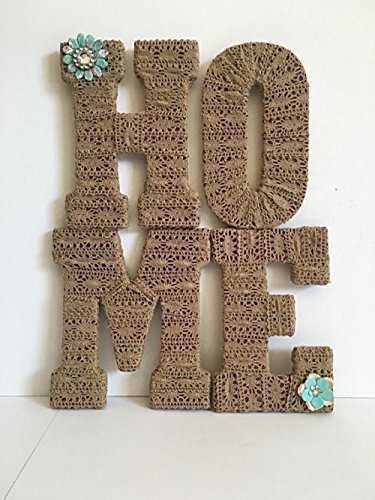 Tightly Wound Designs-Home Decor-Decorative HOME letter set-Home Letters in Frame