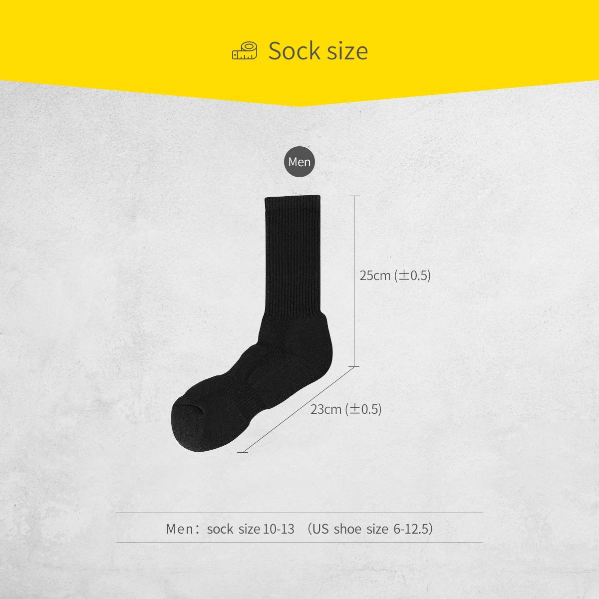 SOX TOWN Unisex Cushioned Crew Training Athletic Socks Men & Women with Combed Cotton Moisture Wicking Breathable Performance(Black M)