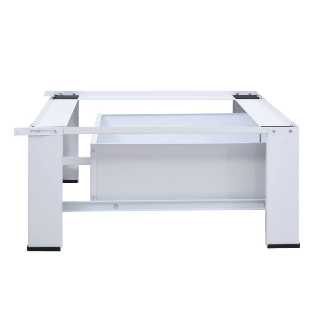 Washing Machine Pedestal Base Stand with Drawer Storage Stacking Kit Shelf Dryer Mini Refrigerator Cabinet Stackable Kit Utility Room,Washing Room With Drawer,Load capacity:220.5 lb,27.2"x27.2"x12.8"