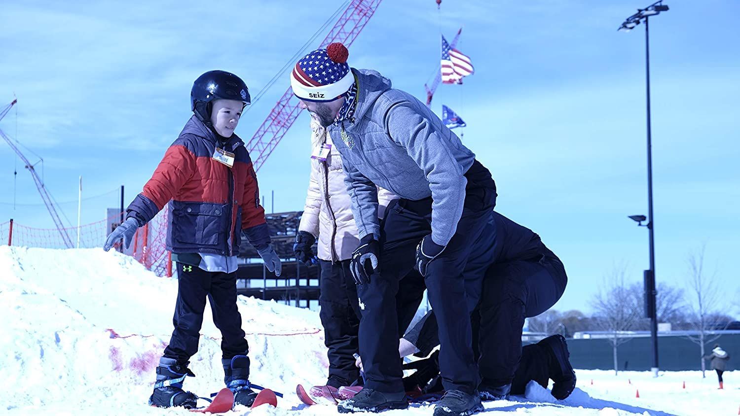 TEAM MAGNUS Kids skis for Skills & Fun - as Used by USA Nordic in Training Camps - All Boot Sizes