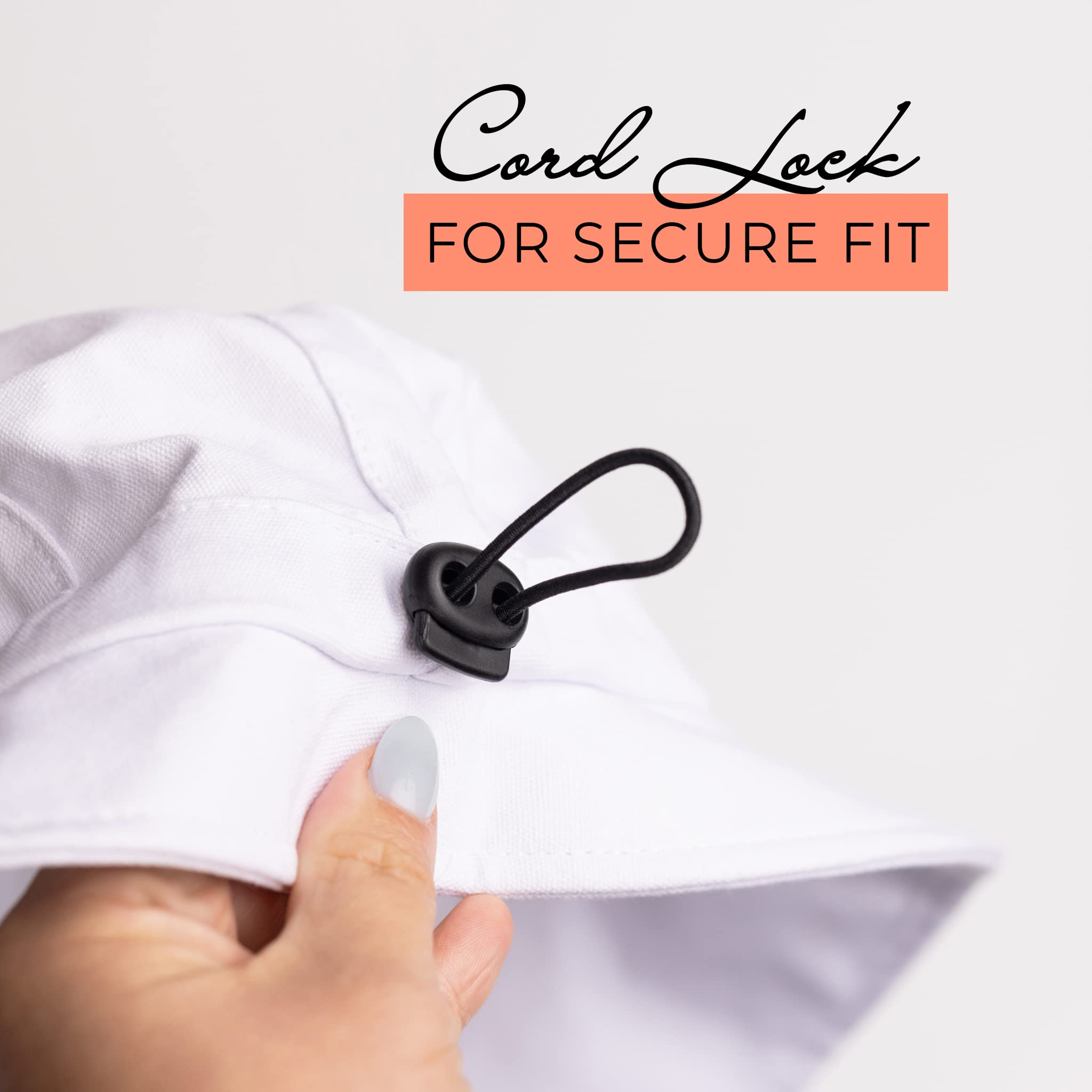 Sun 'N' Sand Packable Sun Hat Women - Cotton Summer Hat - Beach Hats for Women - Foldable Packable Hat with Drawstring - 3.5" Brim - Natural