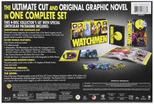 Watchmen: Ultimate Cut + Graphic Novel (Blu-Ray) Please note: This is a non-returnable sku