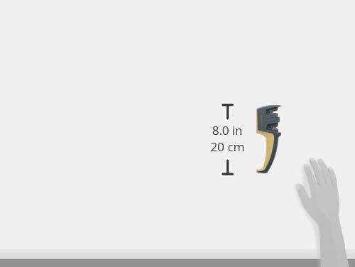 Smith's 50090 Pull-Thru Knife Sharpener - Grey - Coarse & Fine Sharpeners - Non-Slip Rubber Base β Straight & Serrated Blades β Pocket, Hunting, Sport Knives