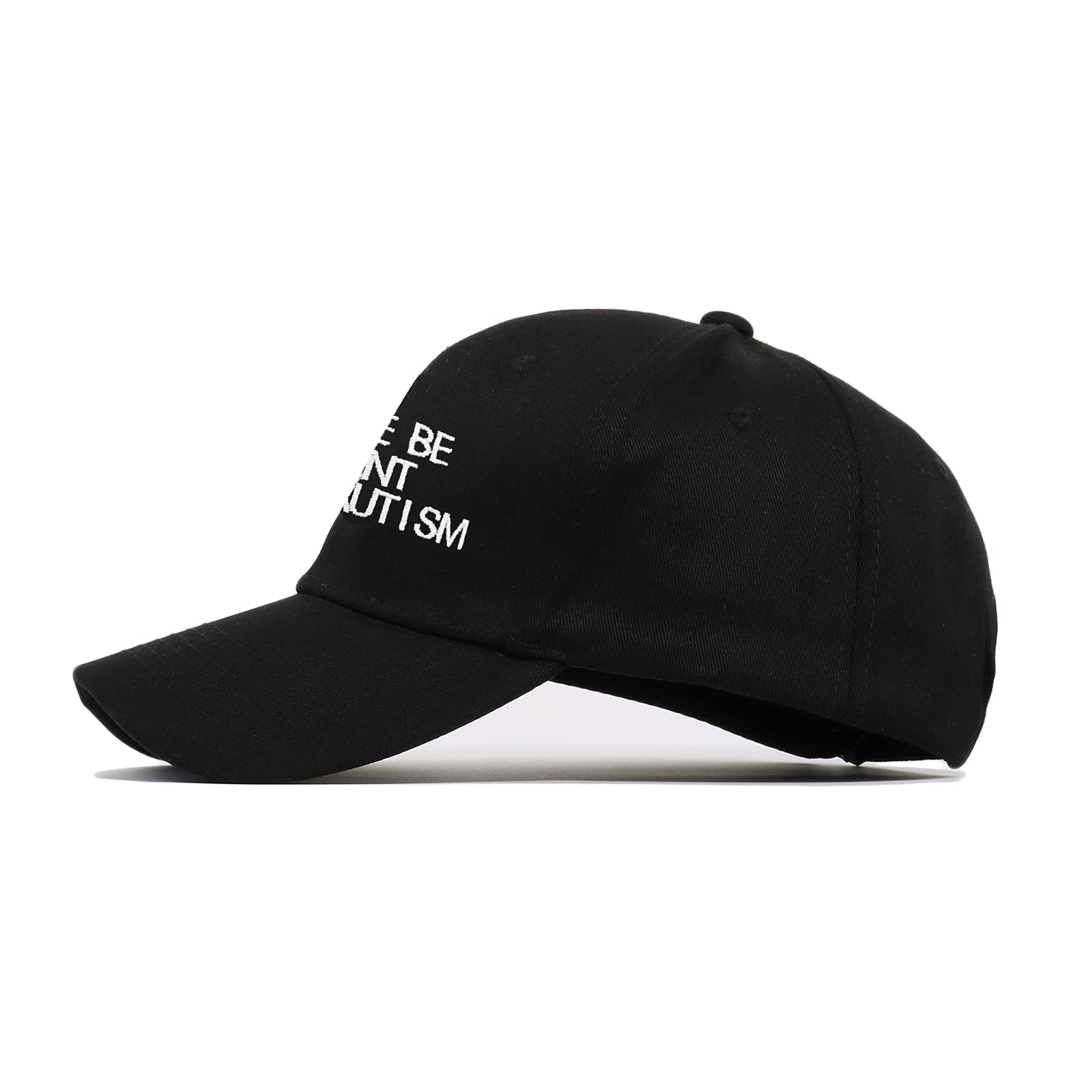 YUNXIBASECAP Cotton Unisex Please Be Patient I Have Autism Baseball Cap,Adjustable Dad Hat Black