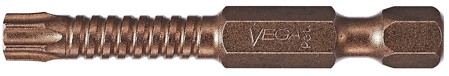 VEGA T27 TORX Impact Driver Bits. Impactech Professional Grade Impact Grade T-27 TORX 2" Bits. (Pack of 5) P150T27A-5