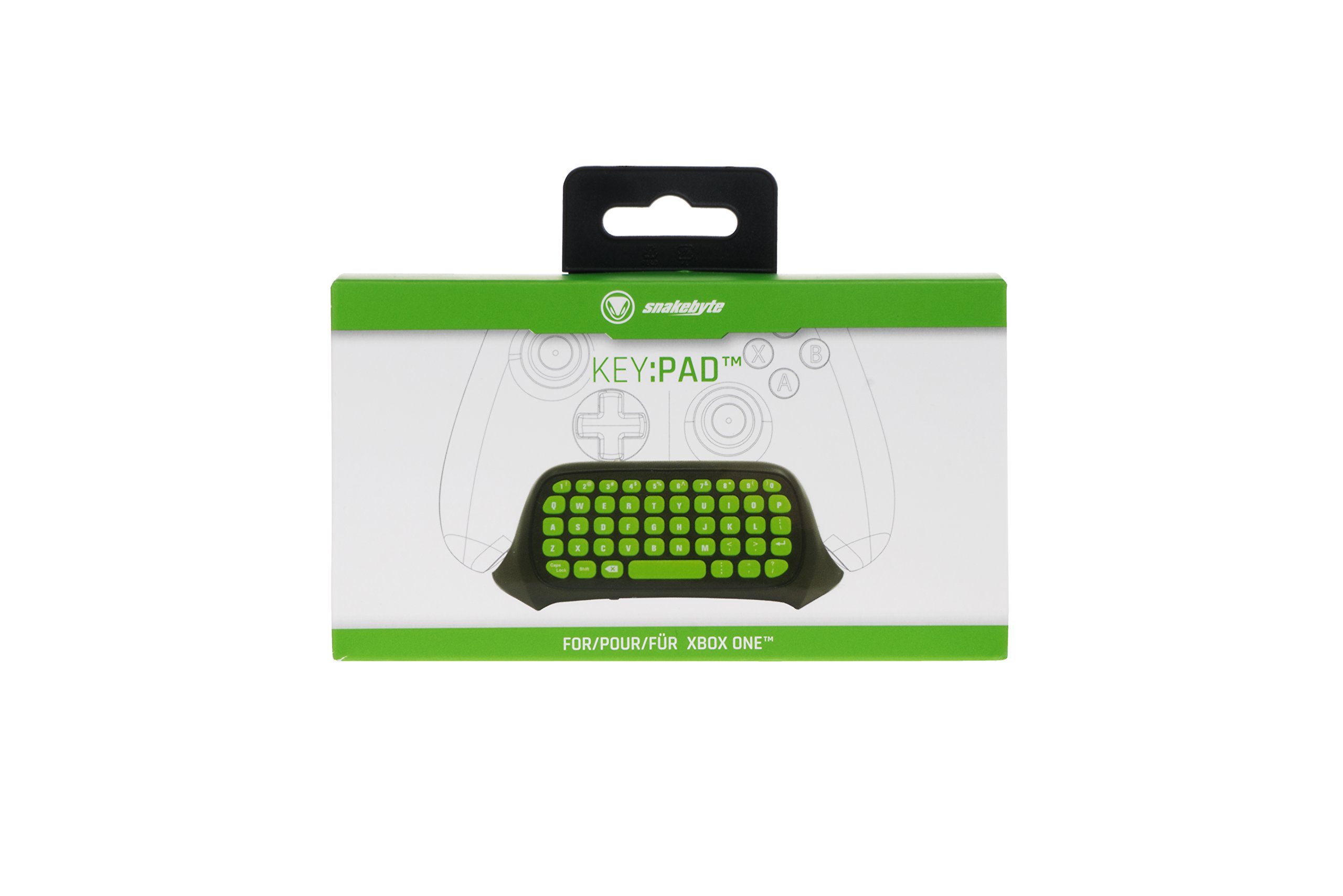 Snakebyte KEY: PAD - Attachable Wireless Keyboard for your XBOX One Controller/Controller β QWERTY - Xbox Gaming Keyboard