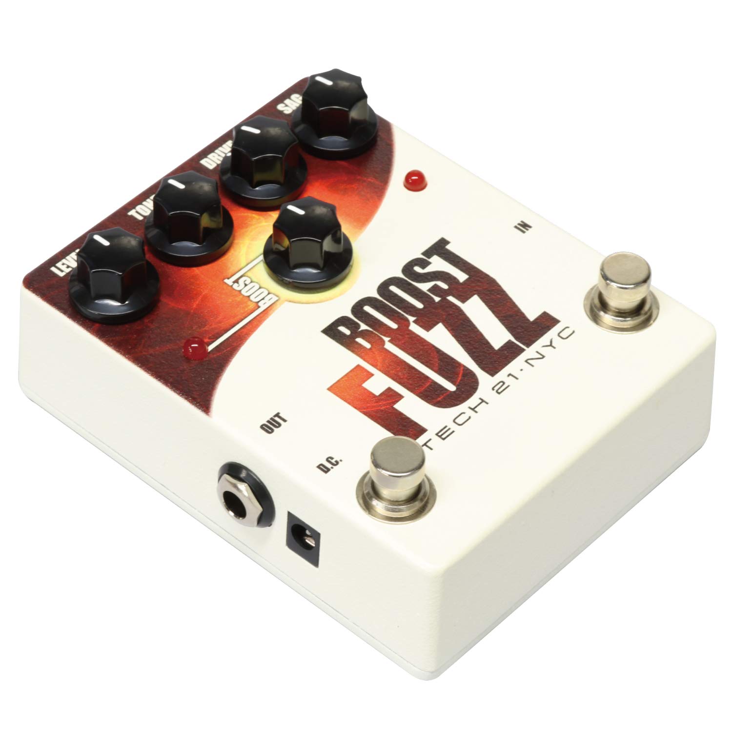Tech 21 Boost Series BST-F Boost Fuzz Guitar Distortion Effect Pedal